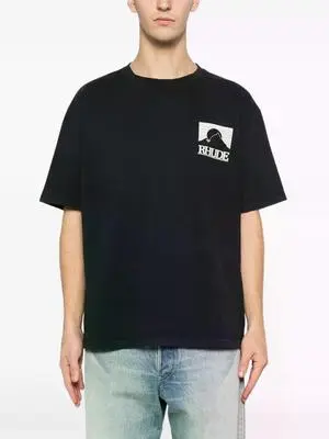 Rhude Graphic Crew-neck T-shirt - Black