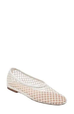 Marc Fisher Jazlyn Pointed Toe Flat - Ivory