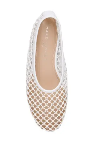 Marc Fisher Jazlyn Pointed Toe Flat - Ivory