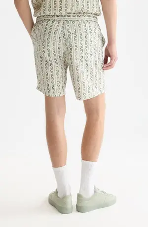 Scotch & Soda Printed Swim Trunks