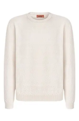 Missoni Crew-neck Pullover With Chevron Pattern