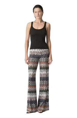 Missoni Tank Top In Viscose Lam - Black