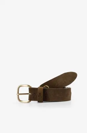 SCALPERS Eyelet Belt - Brown