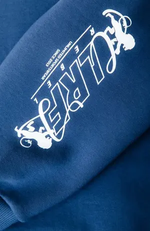 COLOURFUL REBEL Logos Relaxed Fit Sweatshirt - Deep Cobalt