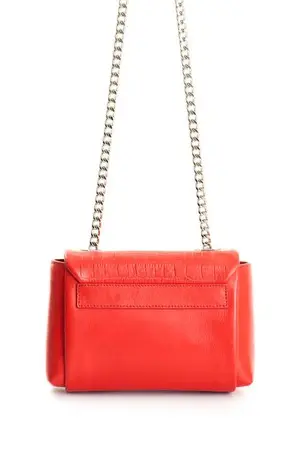 VELEZ Leather Croc-embossed Crossbody Bag