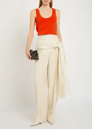 HEIRLOME Silk Tank Top - Orange