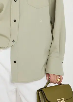 Victoria Beckham Crepe Shirt