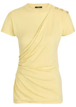Balmain Slim Fit T-shirts For Women