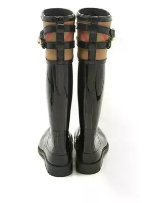 Burberry House Check Buckle Boots