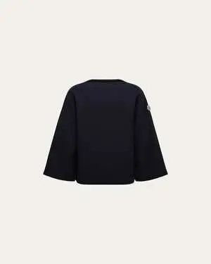 Moncler X Jil Sander Cuprous 2-in-1 Wool Blend Cape