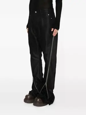 Rick Owens Bolan Banana Zip-detail Trousers - Black