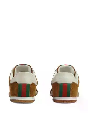 Gucci Shift Gg Web-detail Sneakers - Neutrals