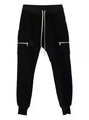 Rick Owens Matodon Zip-pocket Drawstring Pants