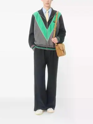 Valentino Garavani Vlogo Patch Zip Up Sweatshirt