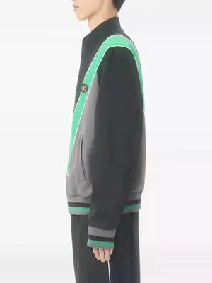 Valentino Garavani Vlogo Patch Zip Up Sweatshirt - Black