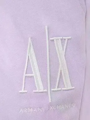 Armani Exchange Logo-detail Track Pants - Purple