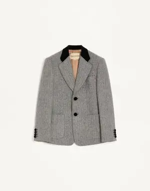 Valentino Garavani Single Breasted Jackets For Men