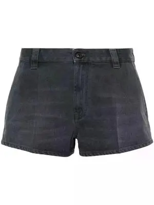 Miu Miu Logo-embroidered Mini Shorts