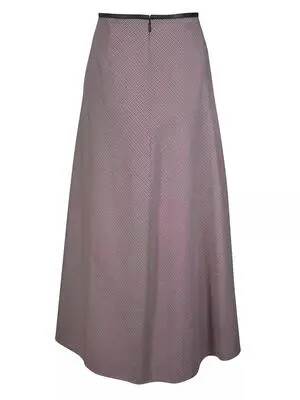 Vince A-line Printed Maxi Skirt