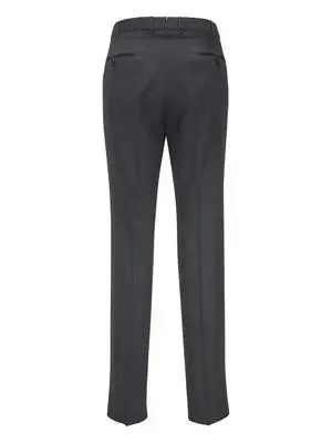 Zegna Wool Tailored Trousers - Grey