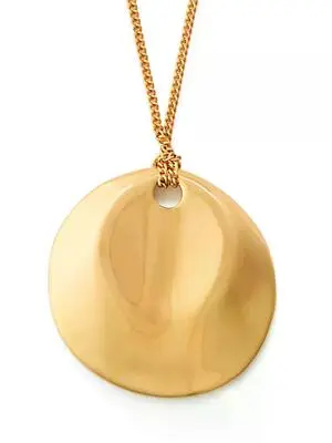 Nina Ricci Dented-medallion Necklace