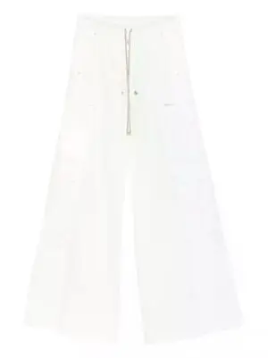Rick Owens Cargobelas Drawstring Trousers - White