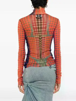 Jean Paul Gaultier Patterned Long-sleeve Top