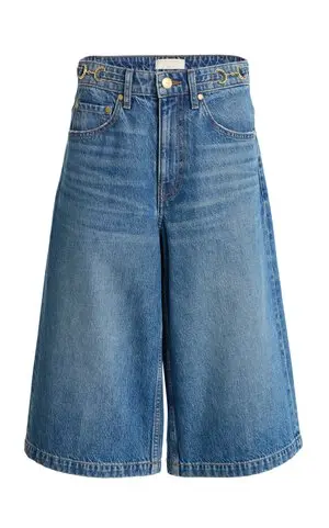 Ulla Johnson Rowan Wide-leg Denim Culottes