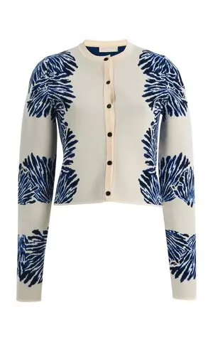 ULLA JOHNSON Carina Knit Jacquard Cardigan