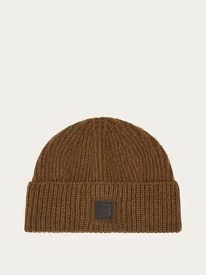 FERRAGAMO Knitted Beanie - Brown