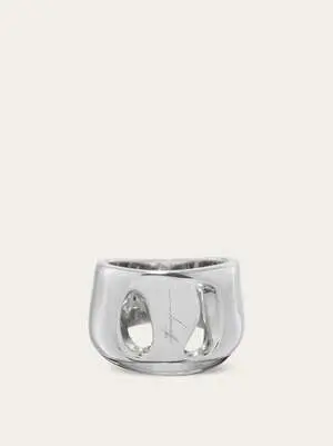 FERRAGAMO Vara Band Ring - Silver