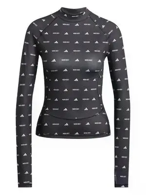 Adidas Logo-patterned Long-sleeved Sweater