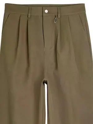 ONLY THE BLIND Pleated Twill Trousers