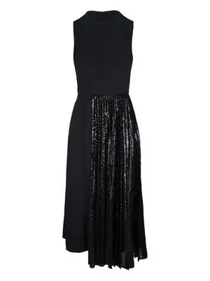 Michael Kors Sequin Embellished Pleated Dress