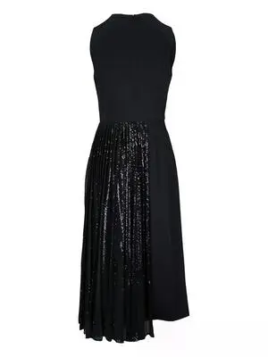Michael Kors Sequin Embellished Pleated Dress