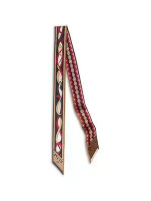 Emilio Pucci Geometric-pattern Scarf - Brown