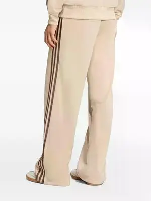 Adidas Stripe Loose Track Pants - Neutrals