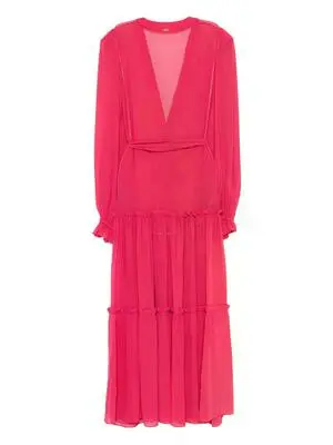 PatBO Belted Ruffled Robe