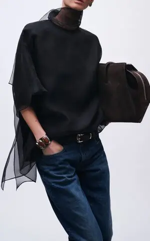 Brandon Maxwell Beau Buckle-detailed Straight-leg Jeans