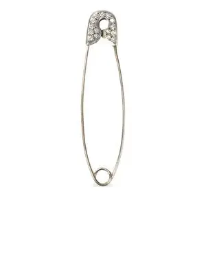 Chrome Hearts Diamond Safety Pin - Silver