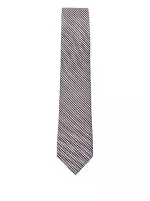 TOM FORD Patterned Neck Tie Pink