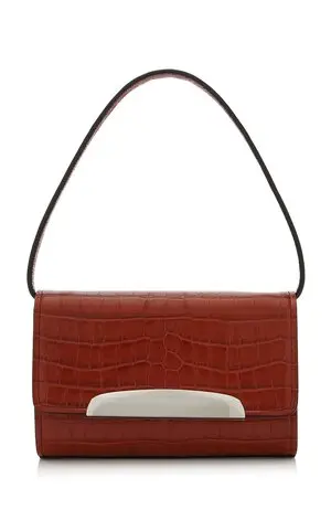 Brandon Maxwell Louise Pochette Bag - Brown