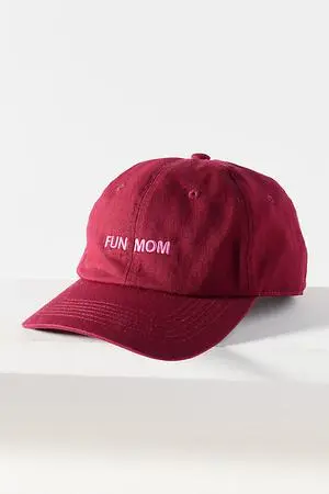 Intentionally Blank Embroidered Baseball Cap - Burgundy