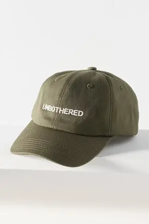 Intentionally Blank Unbothered Baseball Cap - Olive