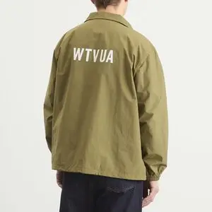 WTAPS Pertex® Logo Track Jacket - Olive Drab