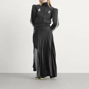 Adidas X Willy Chavarria Pleated Skirt - Black | Editorialist