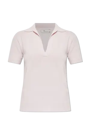 Blumarine Cashmere Polo Shirt - Pink