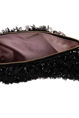 JIMMY CHOO Callie Handheld Bucket Bag - Black