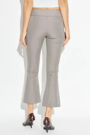 COURREGES Houndstooth Pattern Trousers - Beige