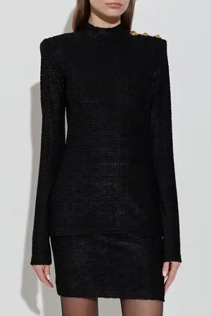 Balmain Top With Decorative Buttons